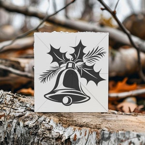 Christmas Bell PNG Bundle | SVG | DXF | Laser Burn | Wood Engrave ...