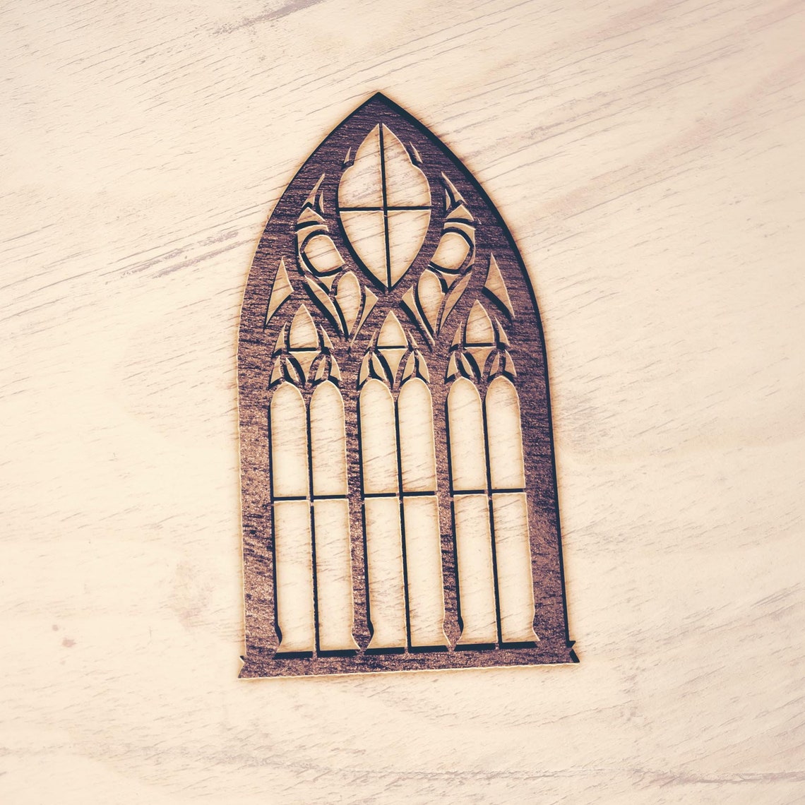 Gothic Church Window PNG Bundle SVG DXF Laser Burn Wood Engrave ...
