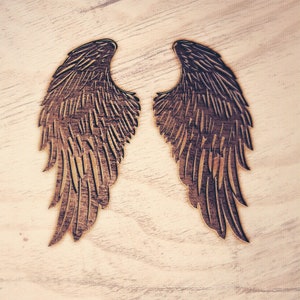 Angel Wings PNG Bundle | SVG | DXF | Laser Burn | Wood Engrave ...