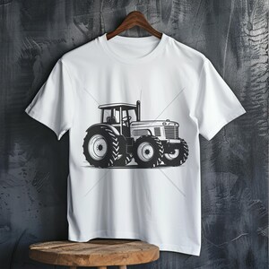 Tractor PNG Bundle SVG DXF Laser Burn Wood Engrave Lightburn Laser File ...