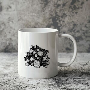 Wooden Logs Tree Log PNG Bundle | SVG | DXF | Laser Burn | Wood Engrave ...