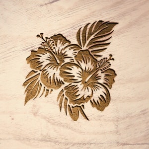 Hibiscus PNG Bundle | SVG | DXF | Laser Burn | Wood Engrave | Lightburn ...