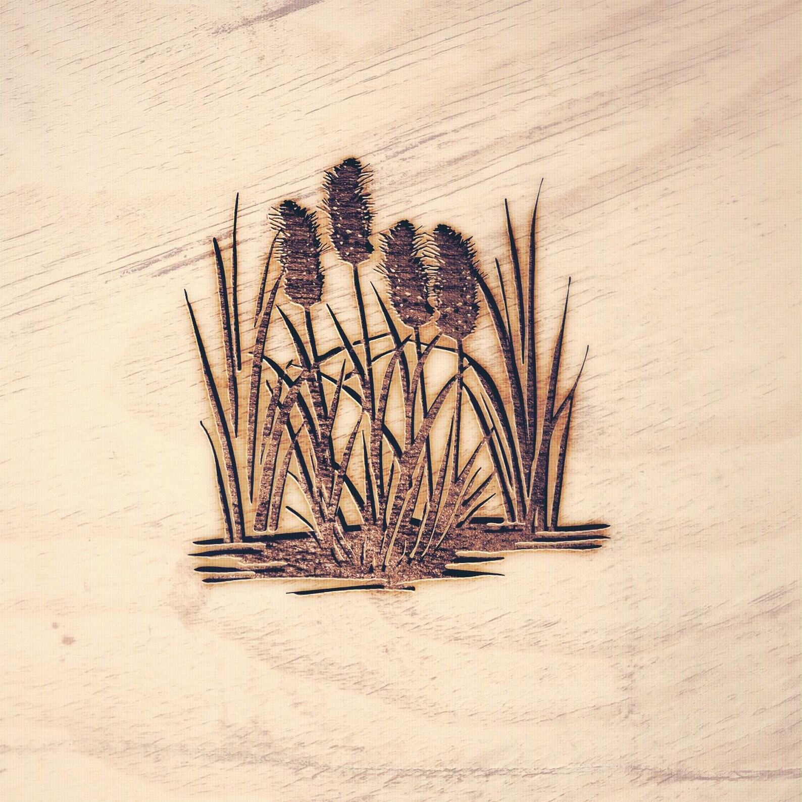Cattails PNG Bundle | Laser Burn | Wood Engrave | Lightburn | Laser ...