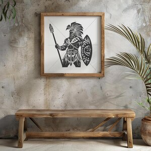 Polynesian Warrior PNG Bundle | SVG | DXF | Laser Burn | Wood Engrave ...