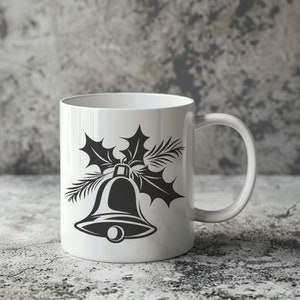 Christmas Bell PNG Bundle | SVG | DXF | Laser Burn | Wood Engrave ...