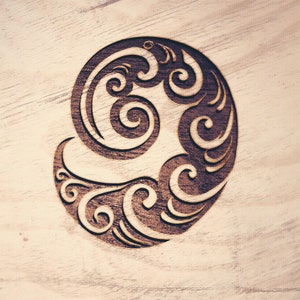 Maori Koru PNG Bundle | SVG | DXF | Laser Burn | Wood Engrave ...