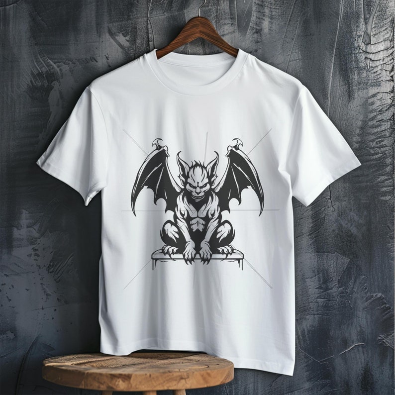 Gargoyle PNG Bundle | SVG | DXF | Laser Burn | Wood Engrave | Lightburn ...