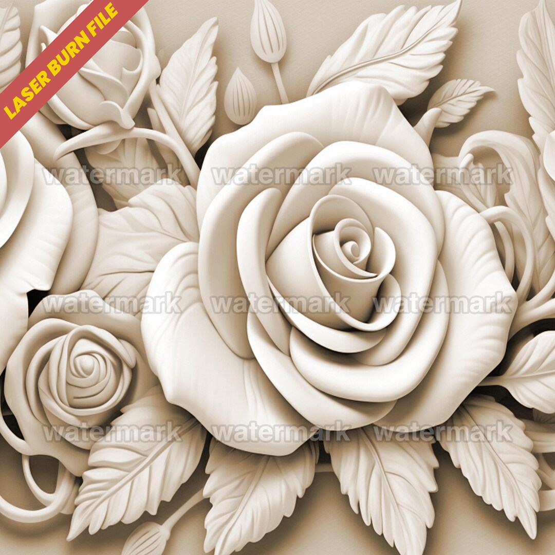 Laser Burn PNG 3D Illusion Laser File Wood Engrave Laser Ready Digital ...