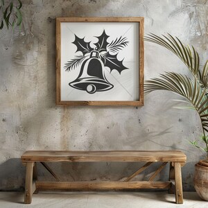 Christmas Bell PNG Bundle | SVG | DXF | Laser Burn | Wood Engrave ...