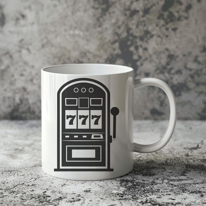 Jackpot Slot Machine PNG Bundle SVG DXF Laser Burn Wood Engrave ...