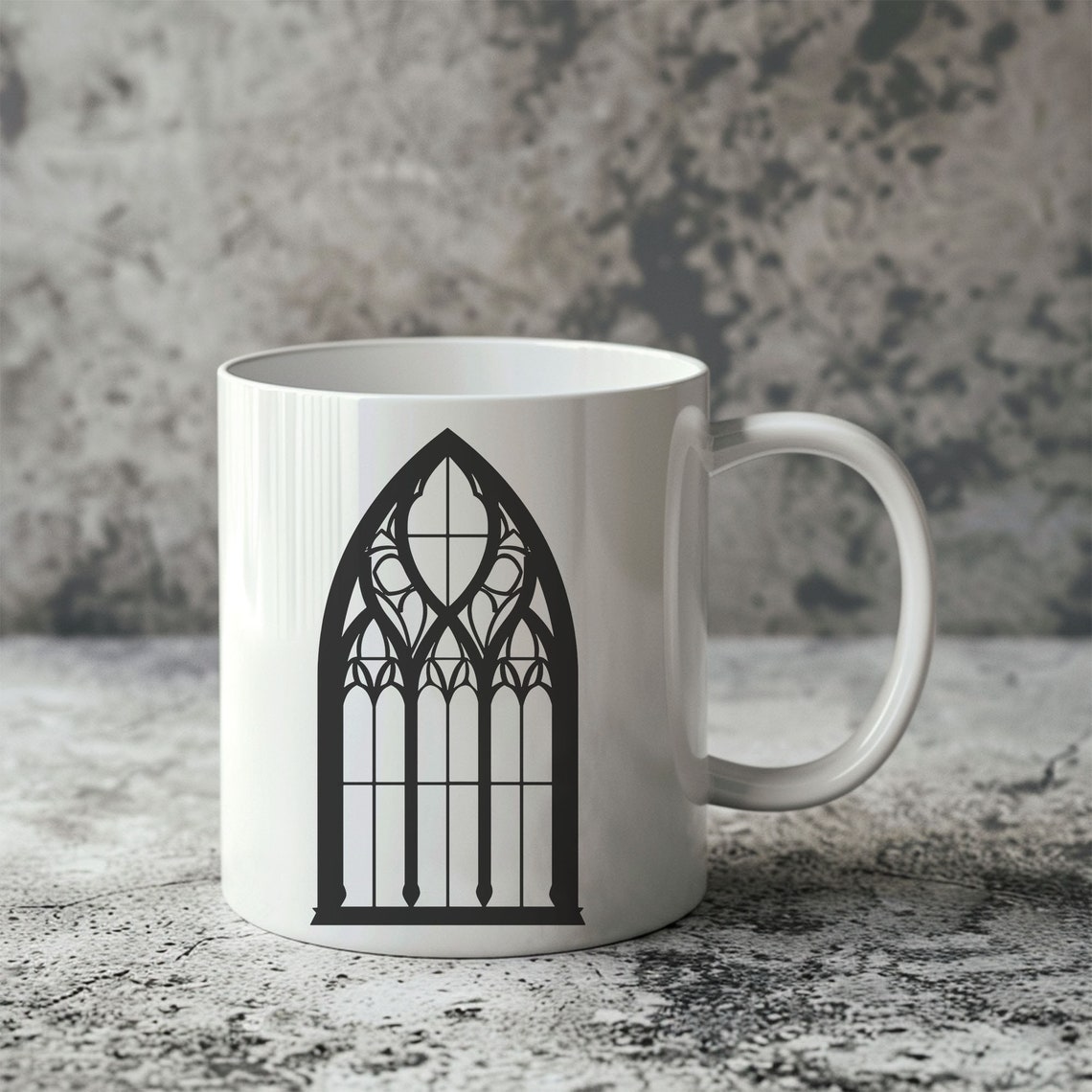 Gothic Church Window PNG Bundle SVG DXF Laser Burn Wood Engrave ...