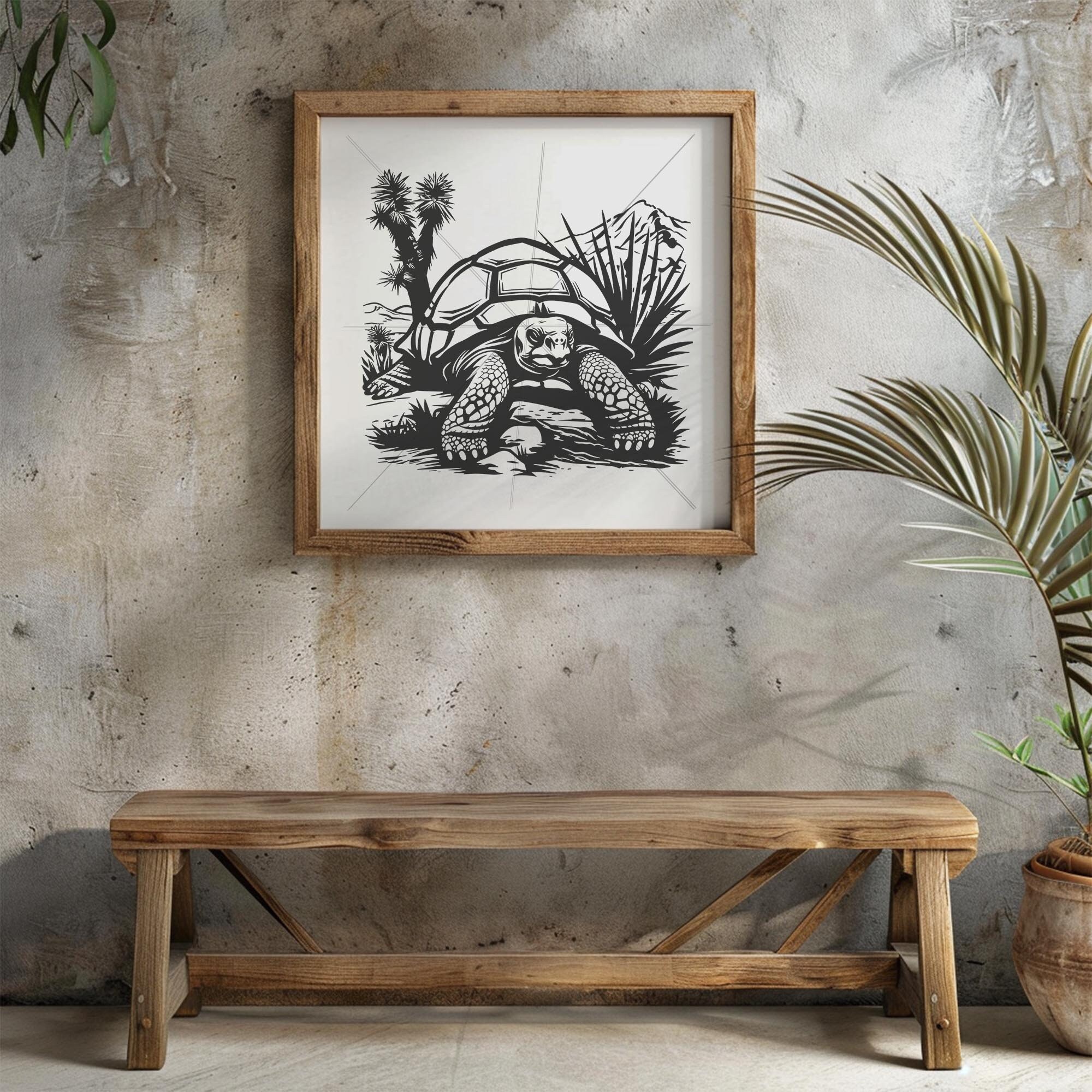 Joshua Tortoise PNG Bundle SVG DXF Laser Burn Wood Engrave Lightburn ...