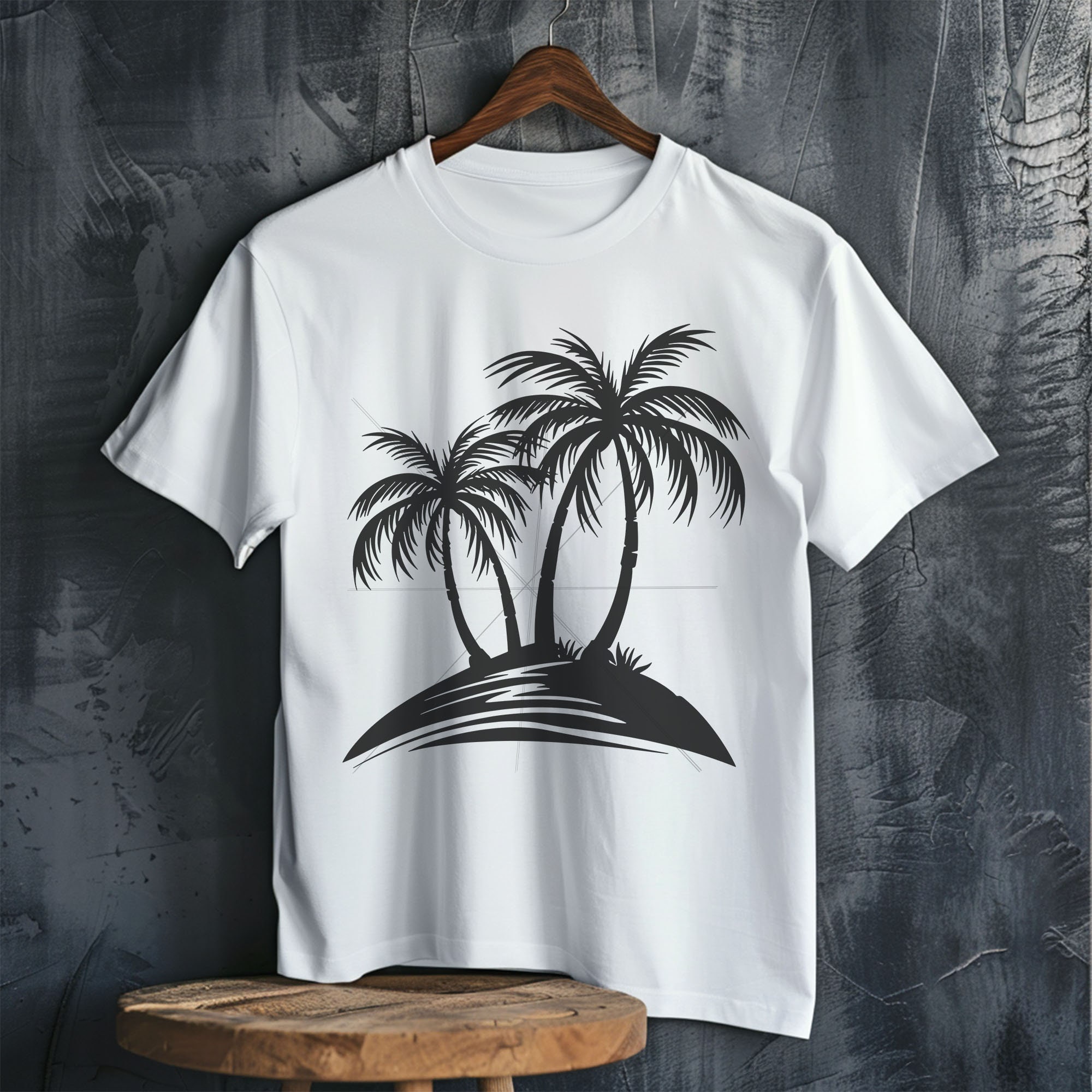 Palm Tree PNG Bundle SVG DXF Laser Burn Wood Engrave Lightburn Laser ...