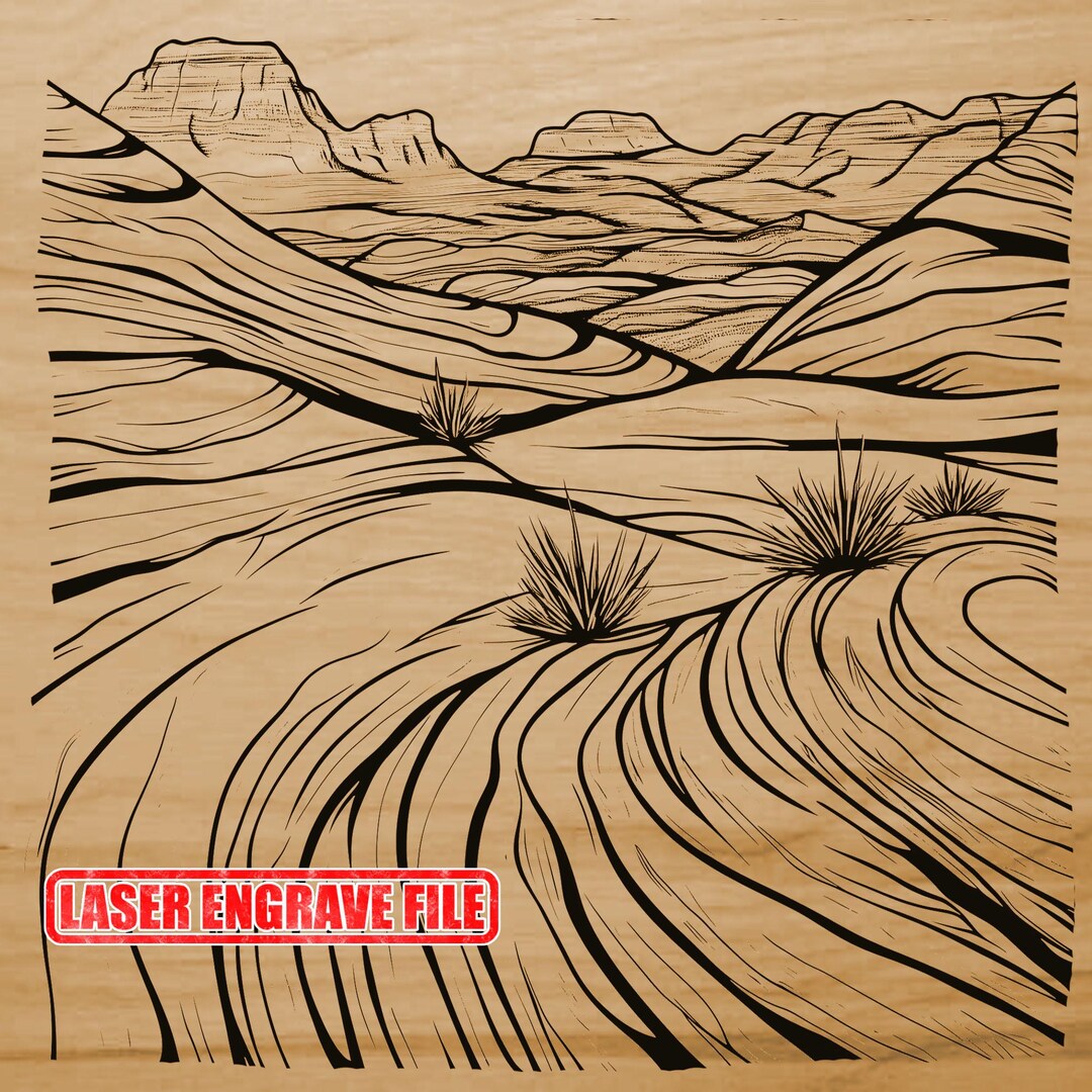 Arizona Scene Laser Engrave SVG File PNG File Laser File | Laserdatei ...