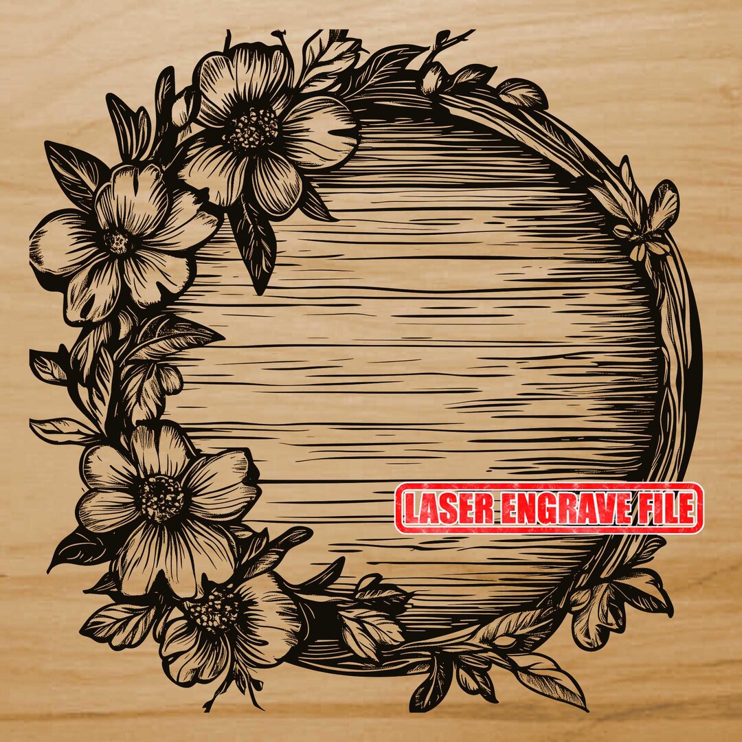 Wooden Sign Laser Engrave SVG File PNG File Laser File | Laserdatei ...