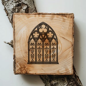 Victorian Window PNG Bundle | SVG | DXF | Laser Burn | Wood Engrave ...