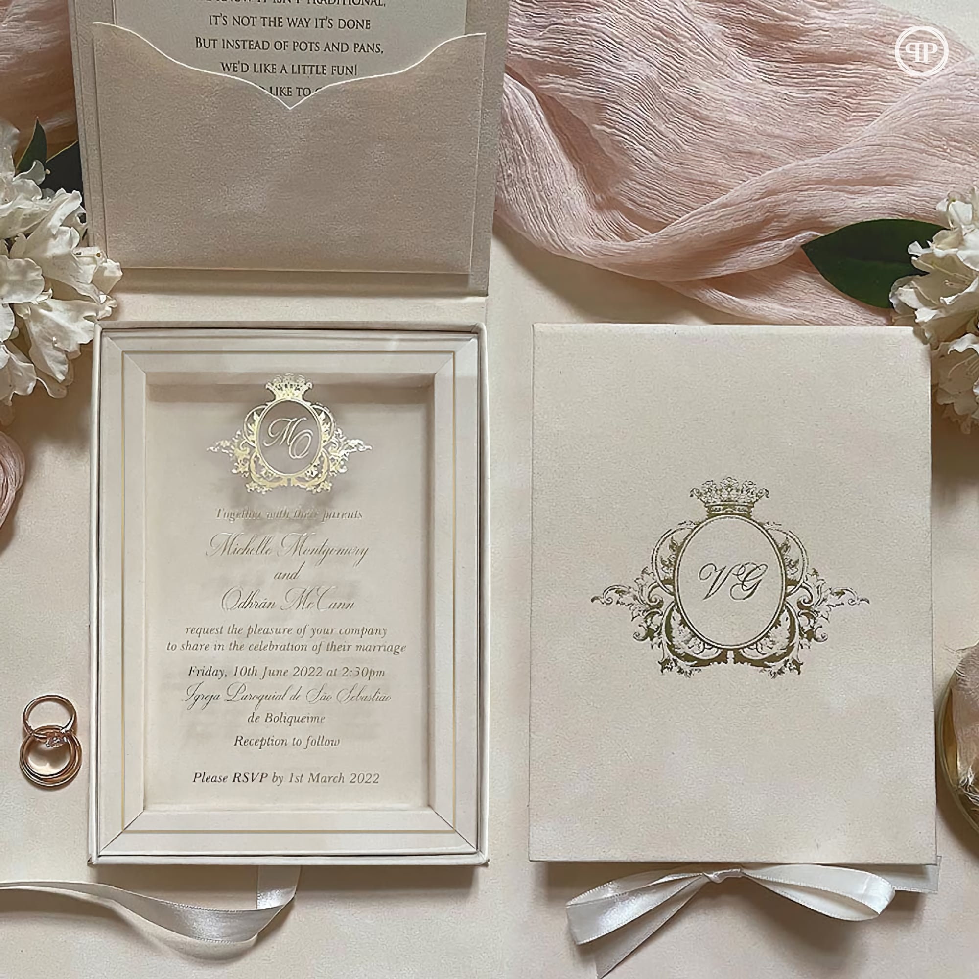 Boxed wedding invitations store