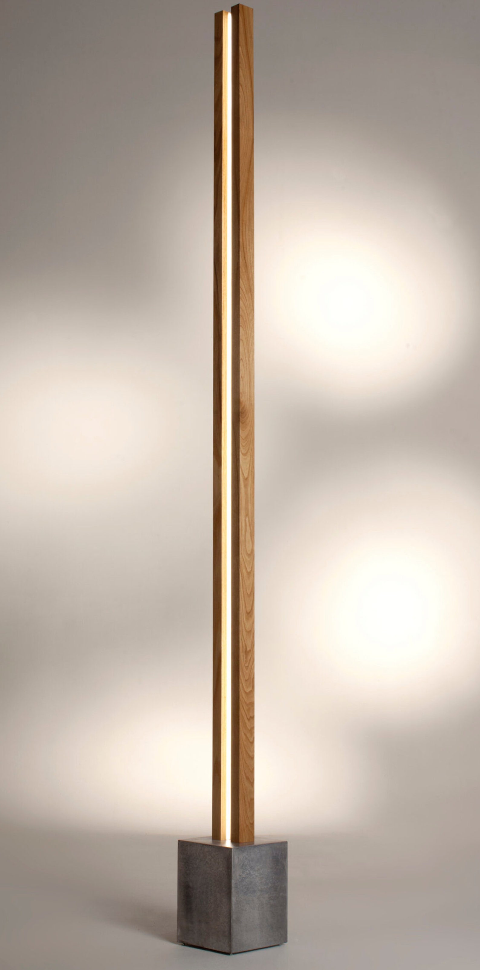 Standing Wood Modern Lamp Wooden Floor Lamp Rustic Ambiance Floor Lamp ...