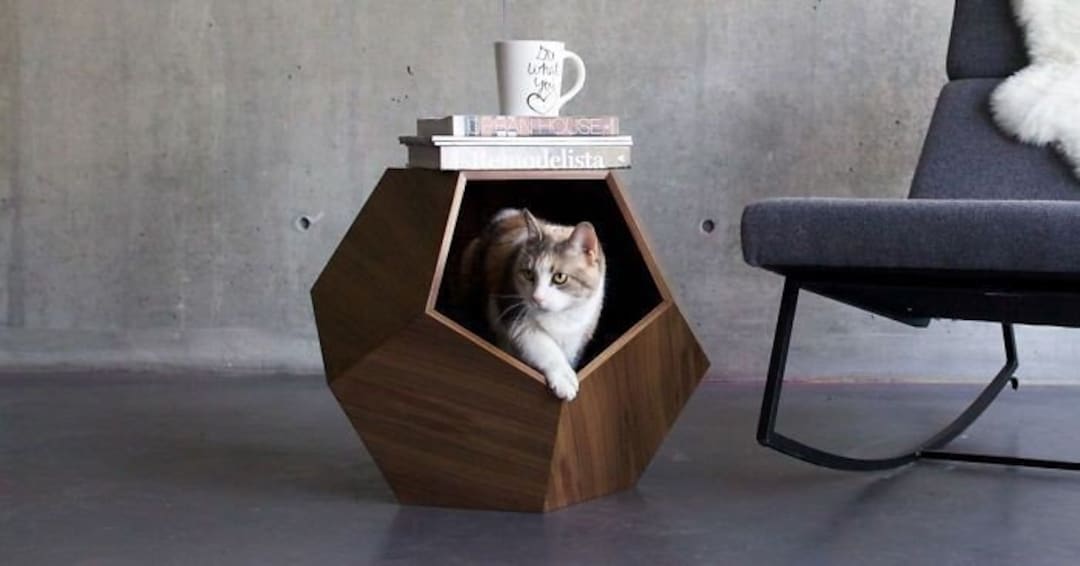 Personalized Wooden Dog and Cat House Indoor Pet House Dog Kennel Cat ...