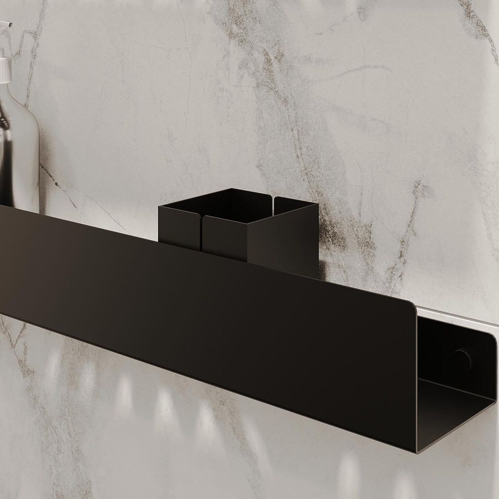 Steel Metal Bathroom Wall Shelf, Bathroom Floating Shelf, Bathroom ...