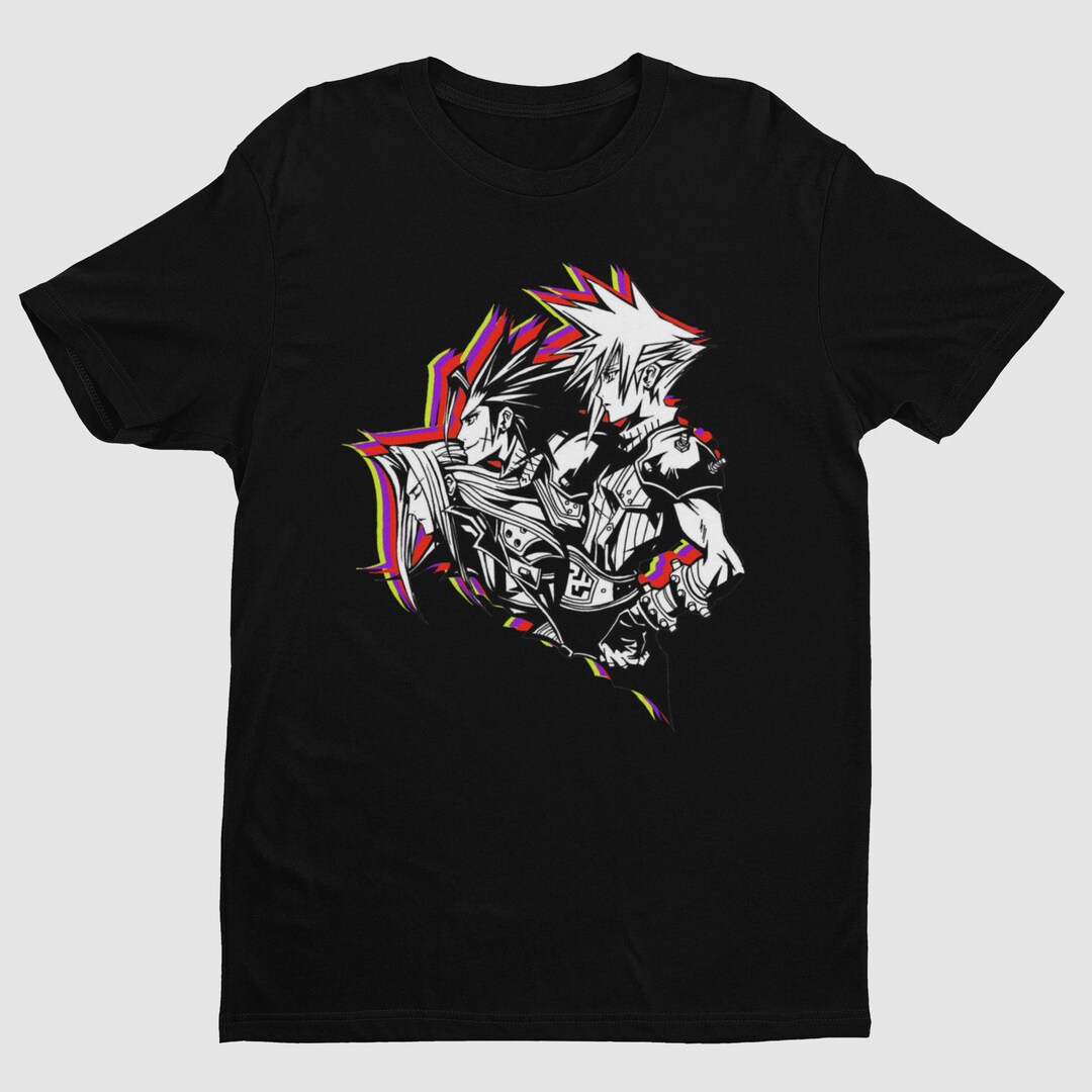 Crisis Core FF7 VII Cast Premium Unisex T-shirt | Exclusive Design ...