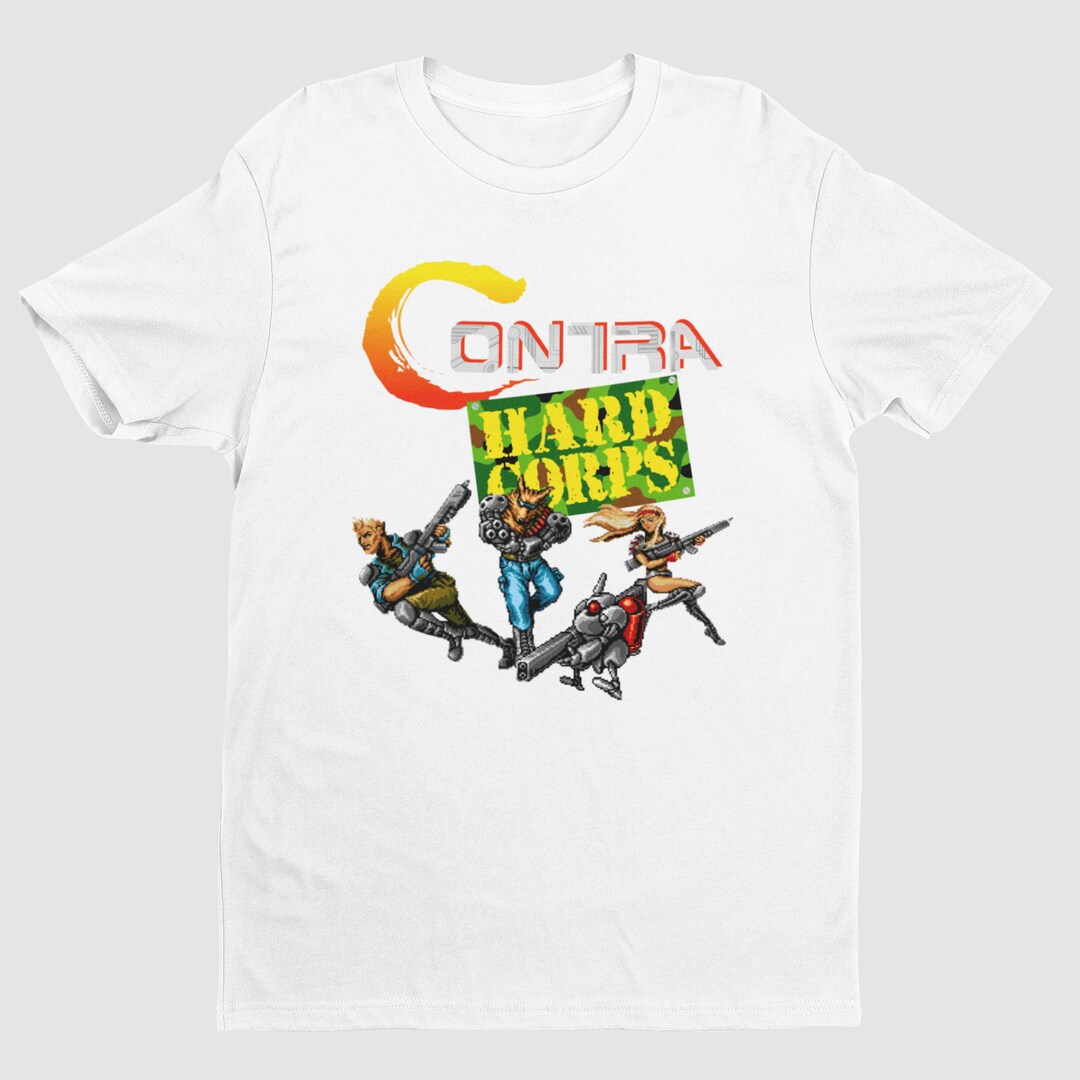 Contra Hard Corps T-shirt | 90s Retro Video Game Tee - Etsy
