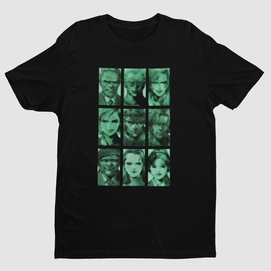 MGS Codec Portraits Premium Unisex T Shirt | Exclusive Design | Gifts ...