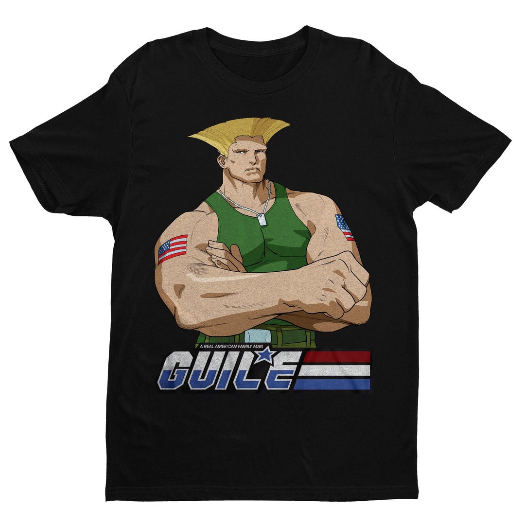 Guile Real American Family Man Premium Unisex T-shirt | Character Art ...