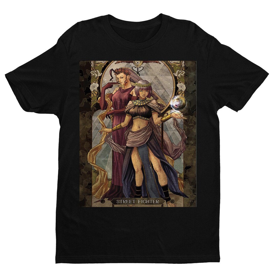 Menat & Rose Street Fighting Tarot Card Premium Unisex T-shirt ...