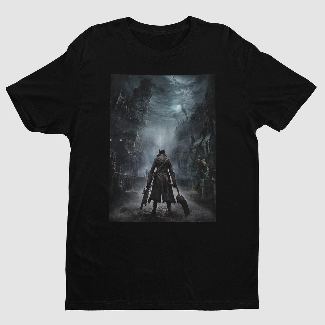 Bloodborne Hunter T-shirt: Yharnam Key Art, Unisex Fit - Etsy