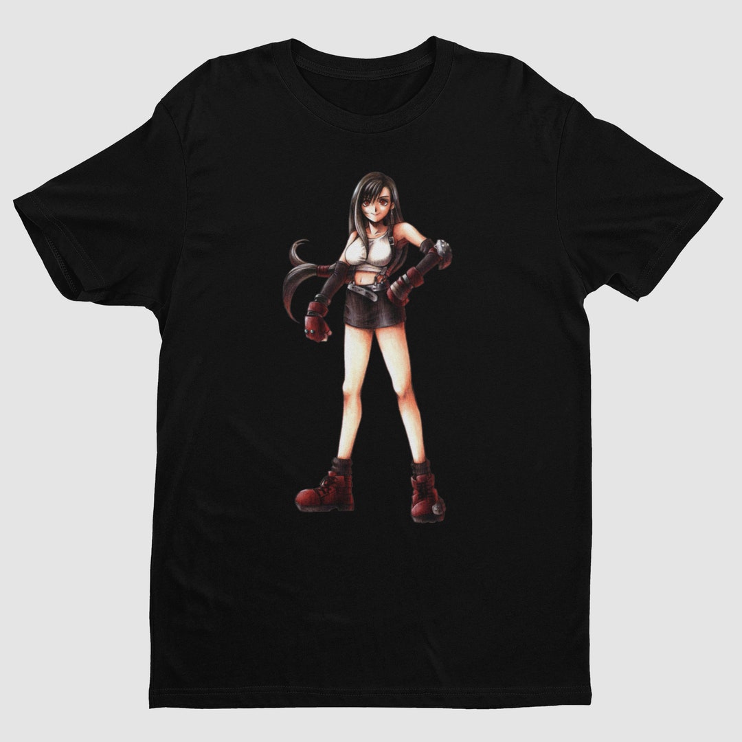 Final Fantasy VII OG Tifa Lockhart Key Art Premium Unisex T-shirt | OG ...
