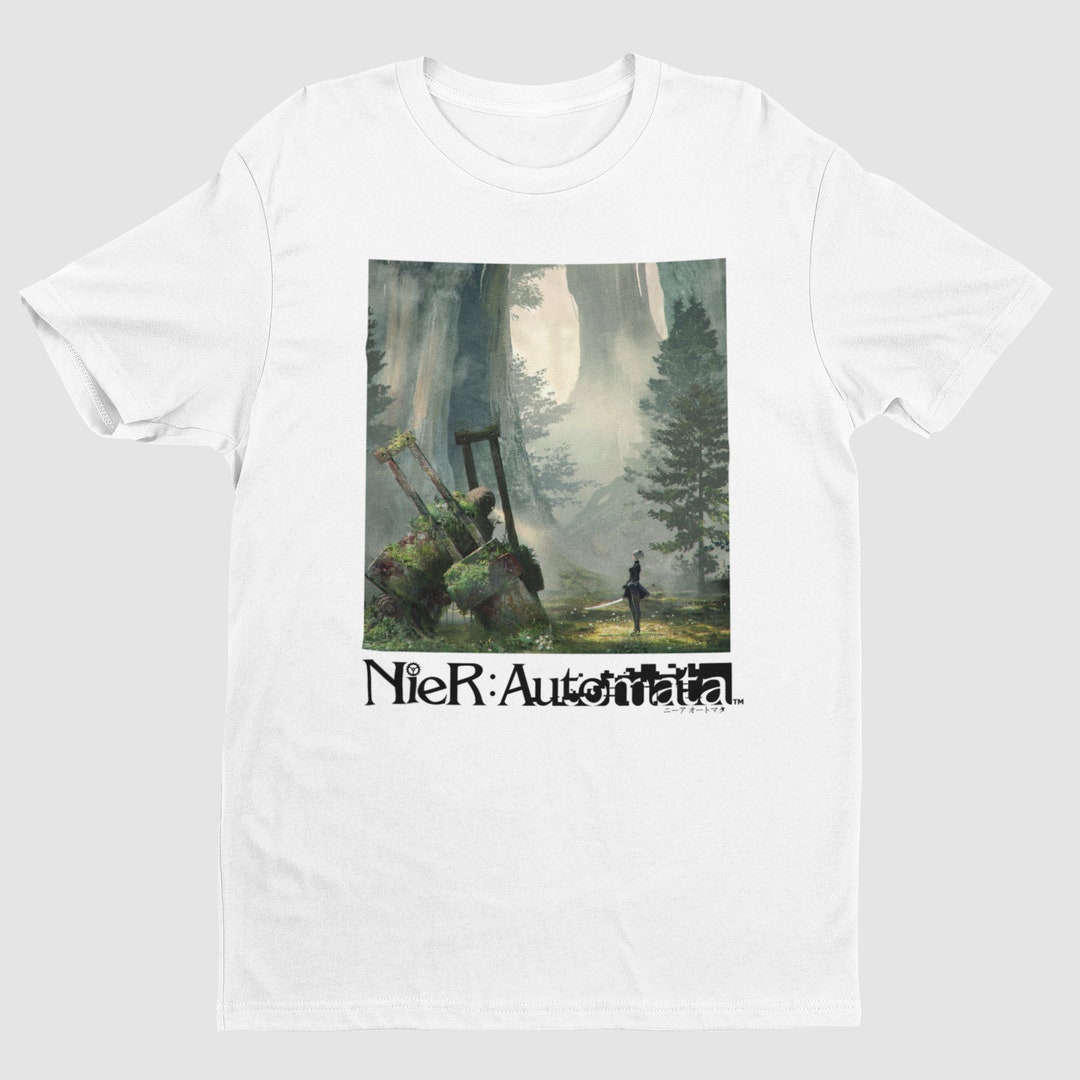 Nier Automata Key Art Premium Unisex T Shirt | Exclusive Design | Gifts ...