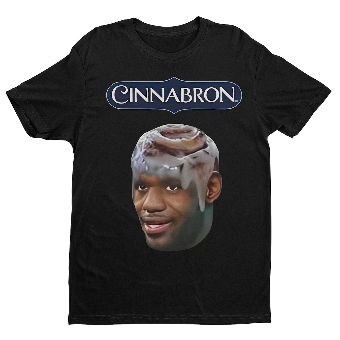 Cinnabron Vintage Tshirt, Lebron James Meme Shirt, Funny Basketball Tee ...