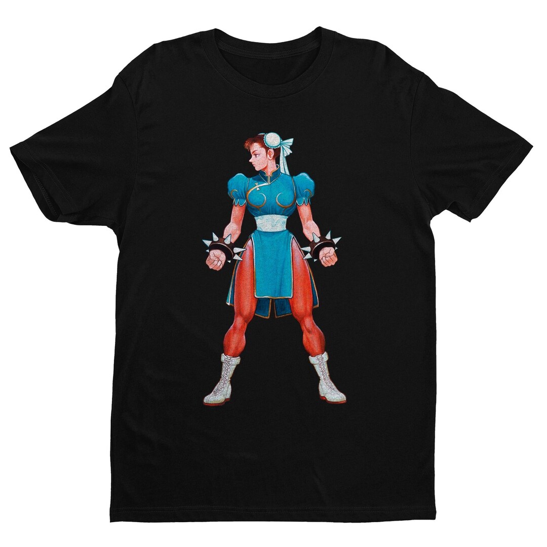 Chun Li SF2 the World Warrior Premium Unisex T-shirt | Character Art ...