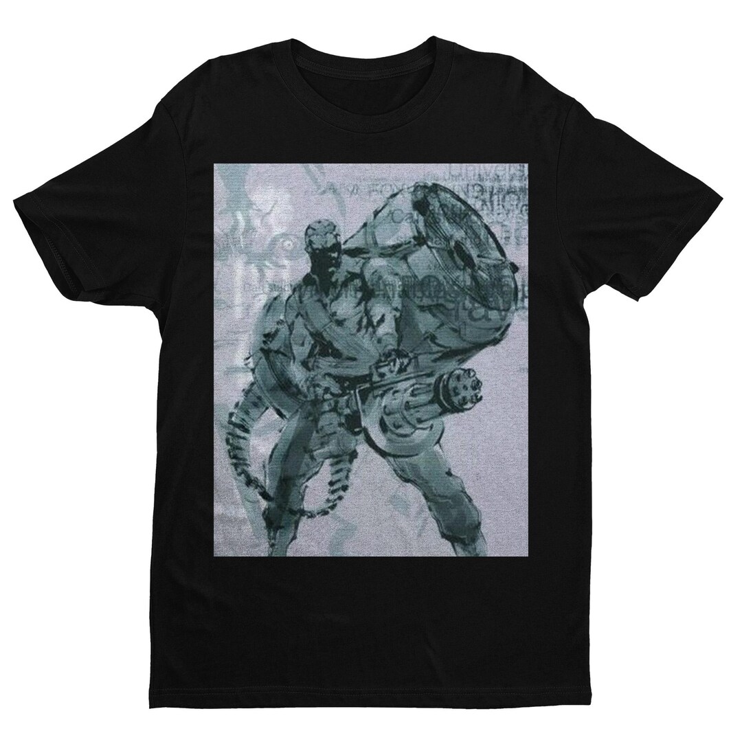 Vulcan Raven MGS1 T-shirt: Metal Gear Solid Character Art - Etsy