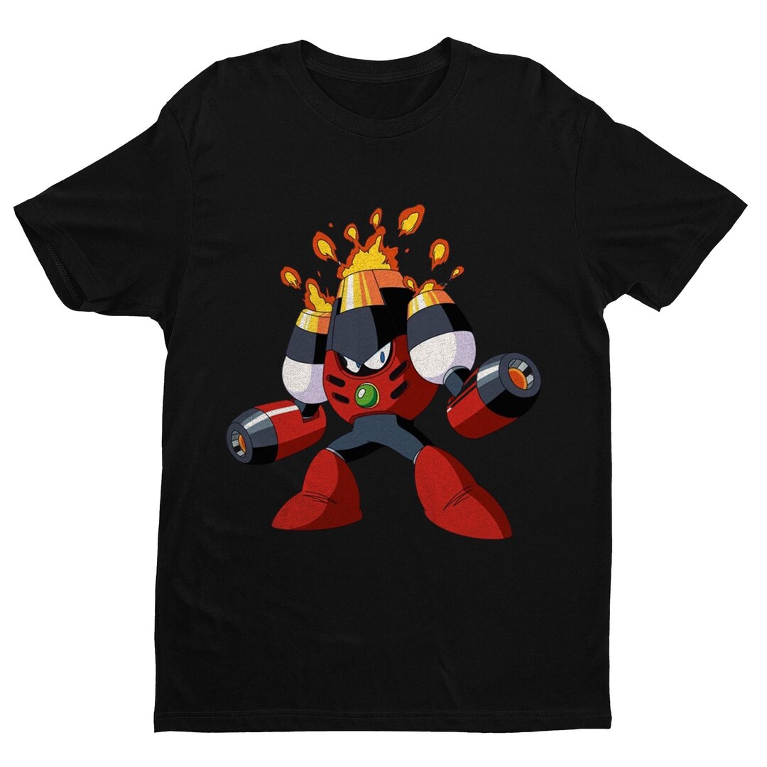 Magma Mega Boy Rockman Premium Unisex T-shirt | Character Art | Gifts ...