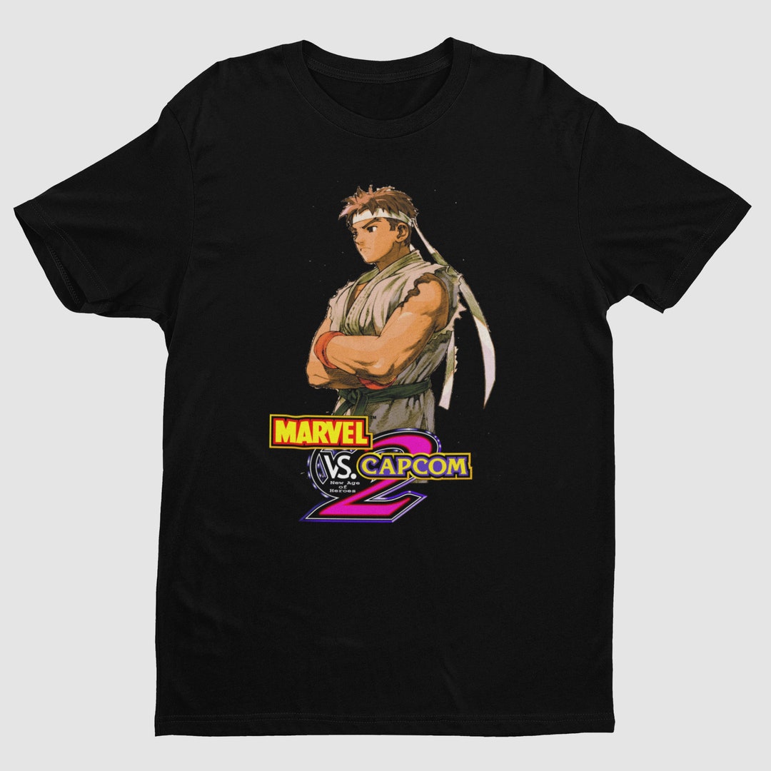 Ryu MVC2 Classic Arcade Game Premium Unisex T-shirt | Exclusive Design ...