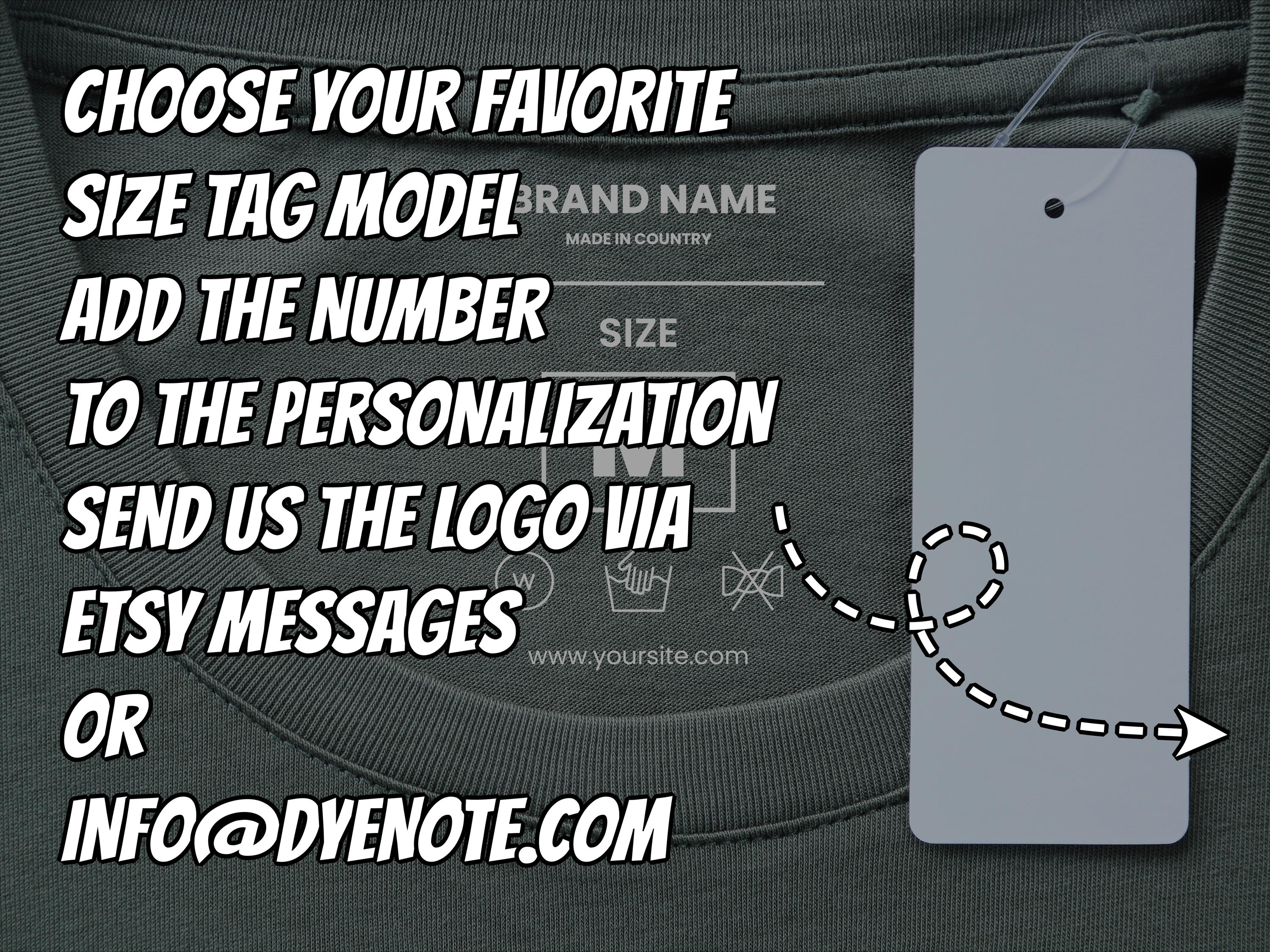 Custom Heat Transfer Neck Labels: Full Color DTF Iron-on Clothing Tags ...