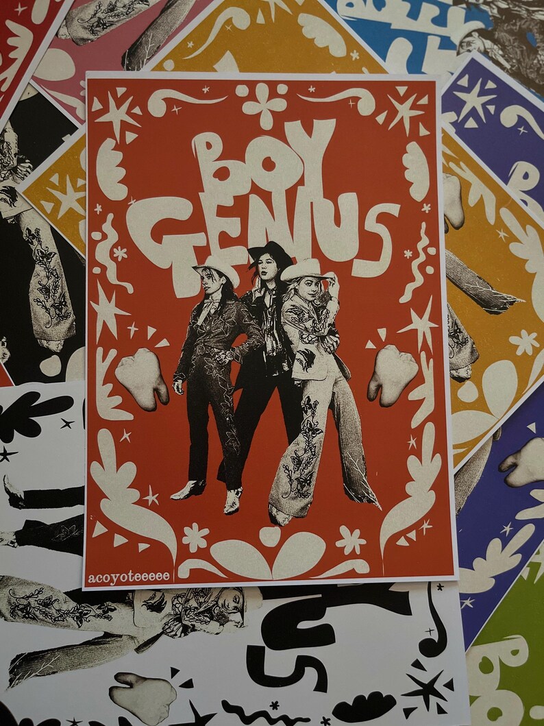 Boy Genius Cowboy Prints - Etsy UK