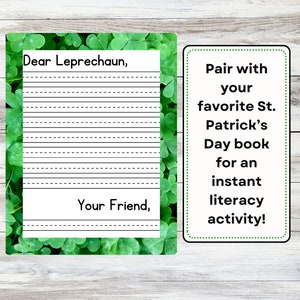 Leprechaun Letter Writing Paper | Leprechaun Mail | St. Patrick's Day ...