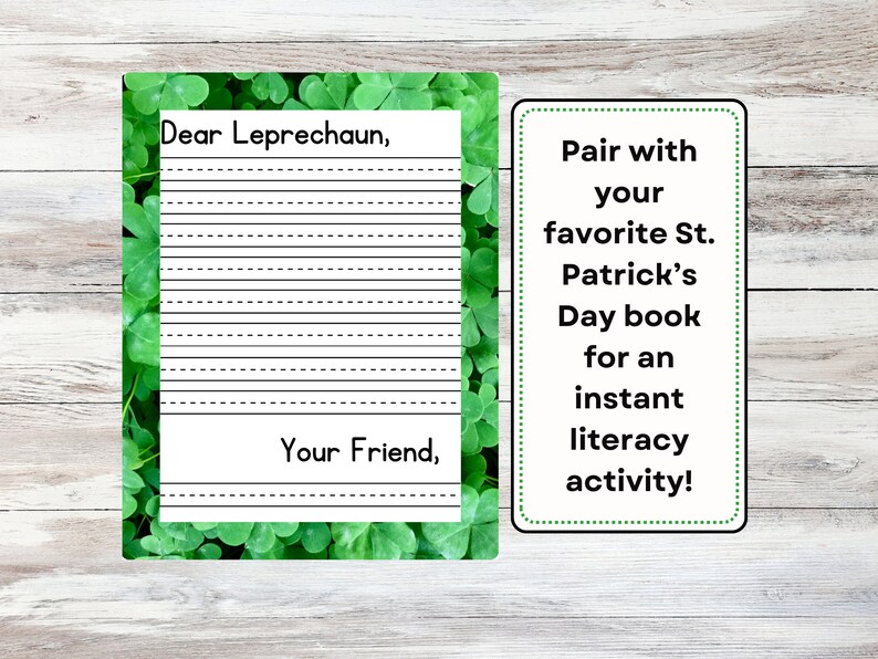 Leprechaun Letter Writing Paper | Leprechaun Mail | St. Patrick's Day ...