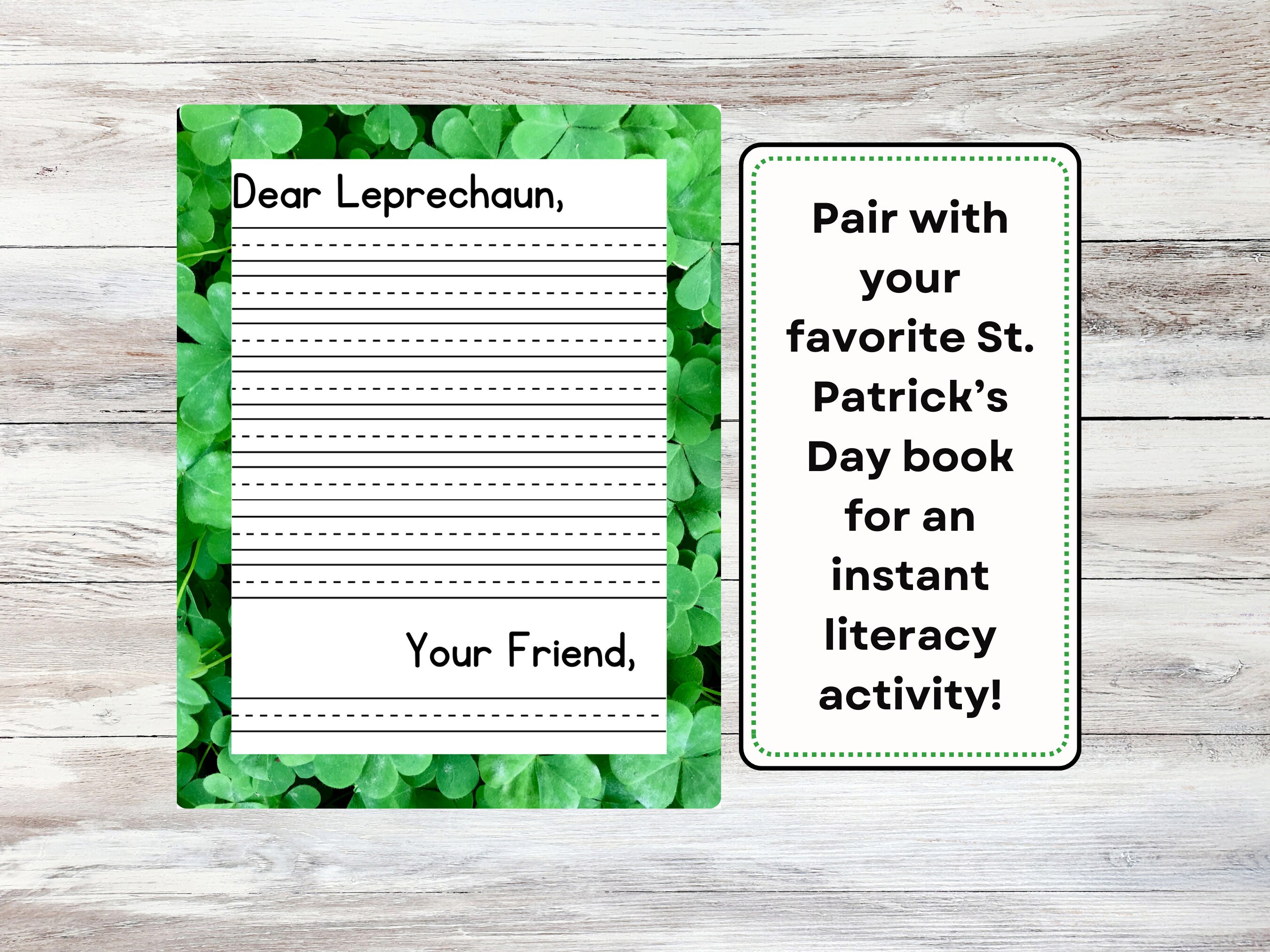 Leprechaun Letter Writing Paper | Leprechaun Mail | St. Patrick's Day ...
