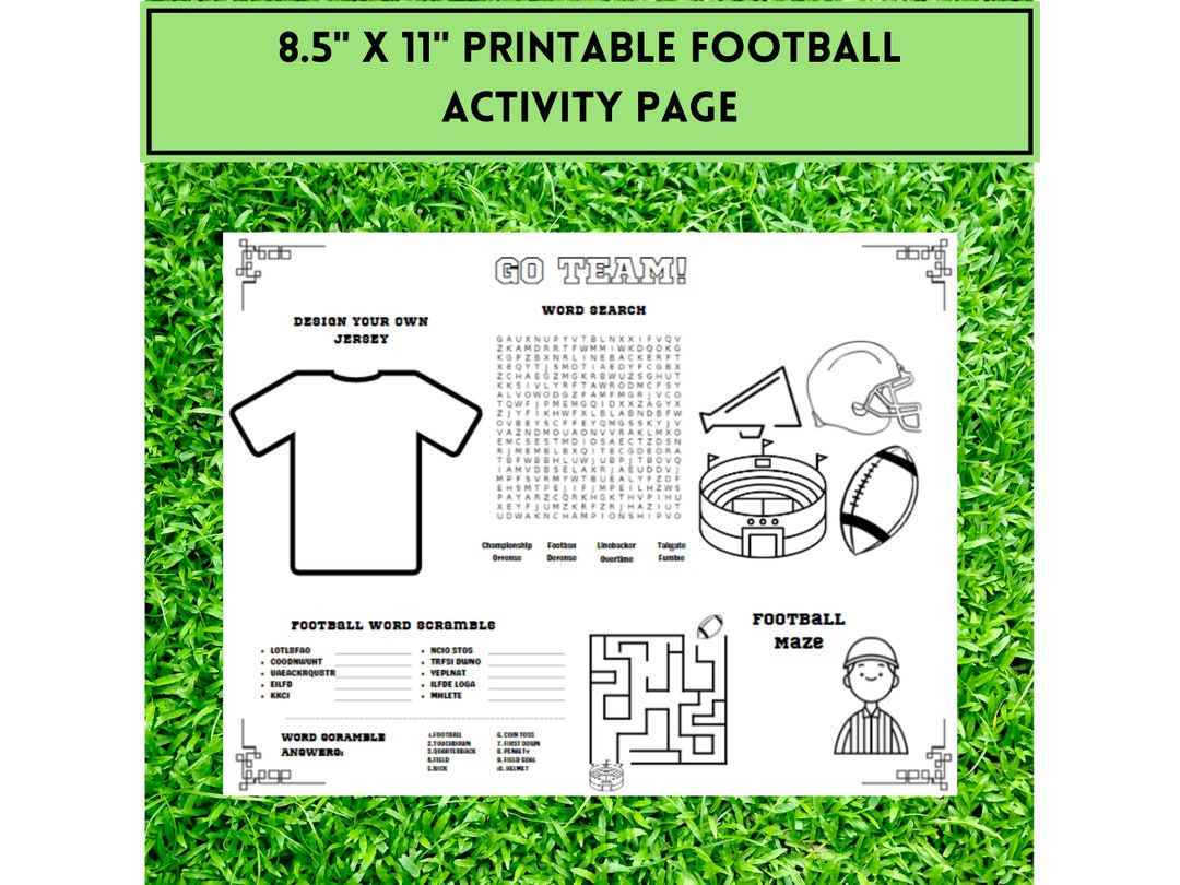 Football Coloring Page Super Bowl Party Coloring Page Football Birthday ...