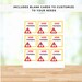 Food Ingredient Allergy Warning Cards | Potluck Food Allergy Cards ...