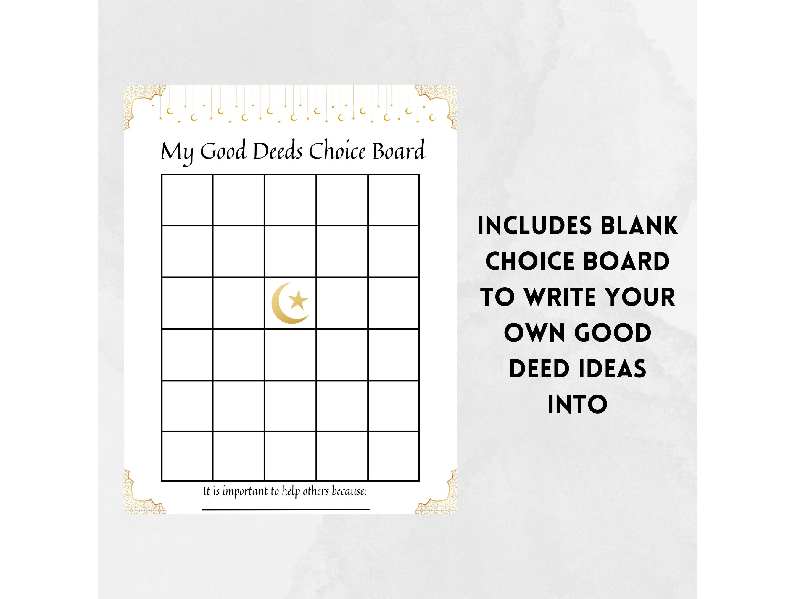 Ramadan Kids Good Deed 30 Day Tracker | Ramadan 30 Acts of Kindness ...