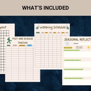 Printable Garden Planner Bundle With Monthly Planting Calendar DIY ...