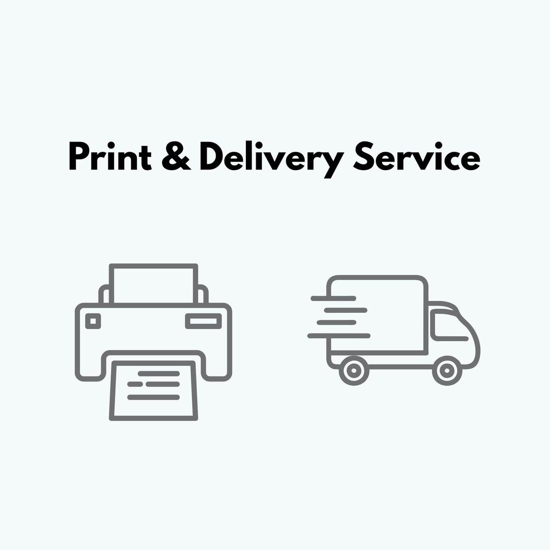 Print & Delivery Service - Etsy