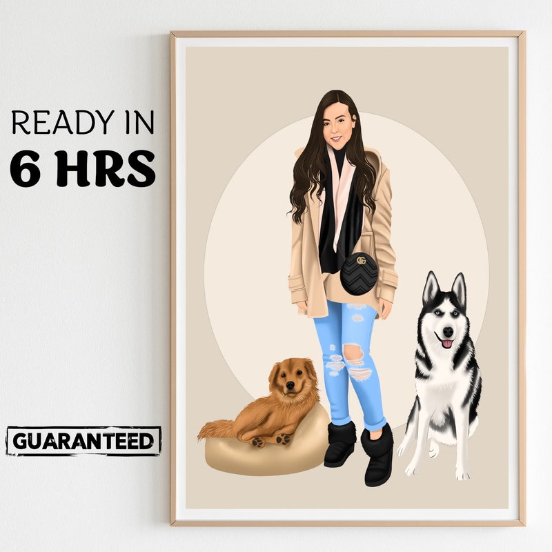 Custom Pet Drawing - Etsy