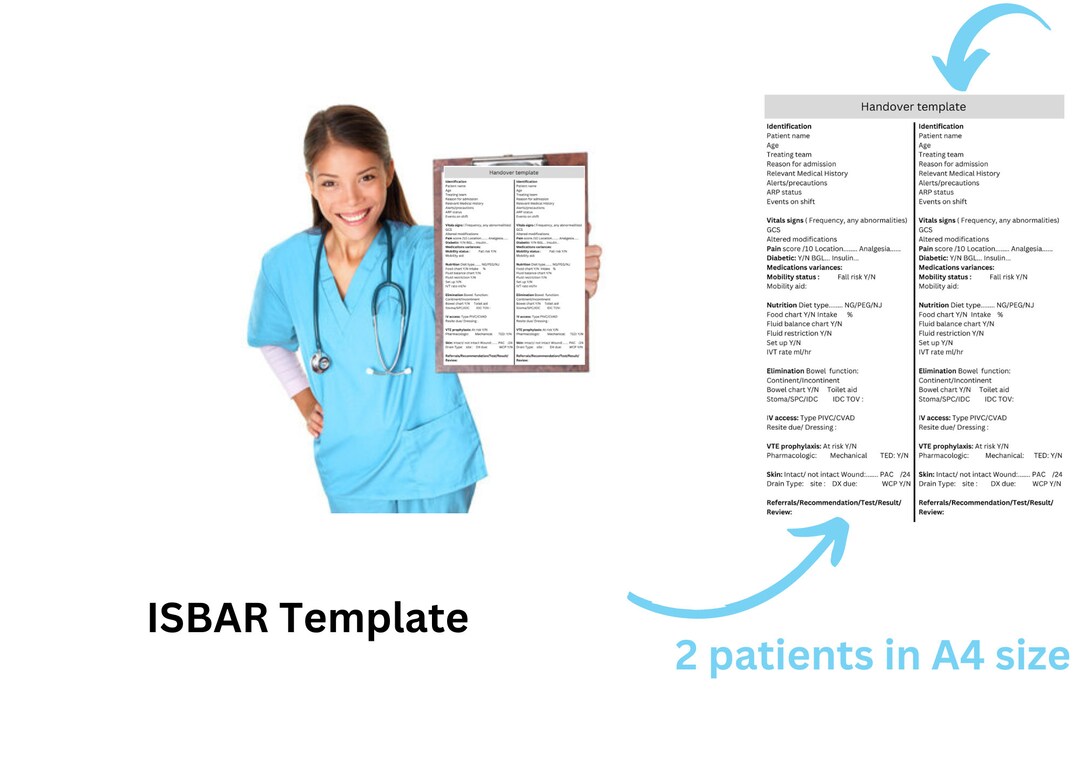 Handover Report Sheet SBAR, Tool, Resource for Healthcare Professional ...