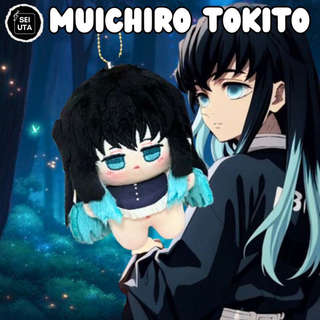 Tokito Muichiro Doll Plush Keychain 10cm Demon Slayer Anime High ...
